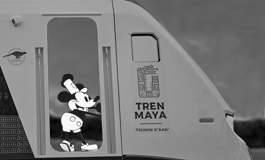 Tren Maya utiliza a Mickey Mouse para promocionar viajes | Zona 3 ...